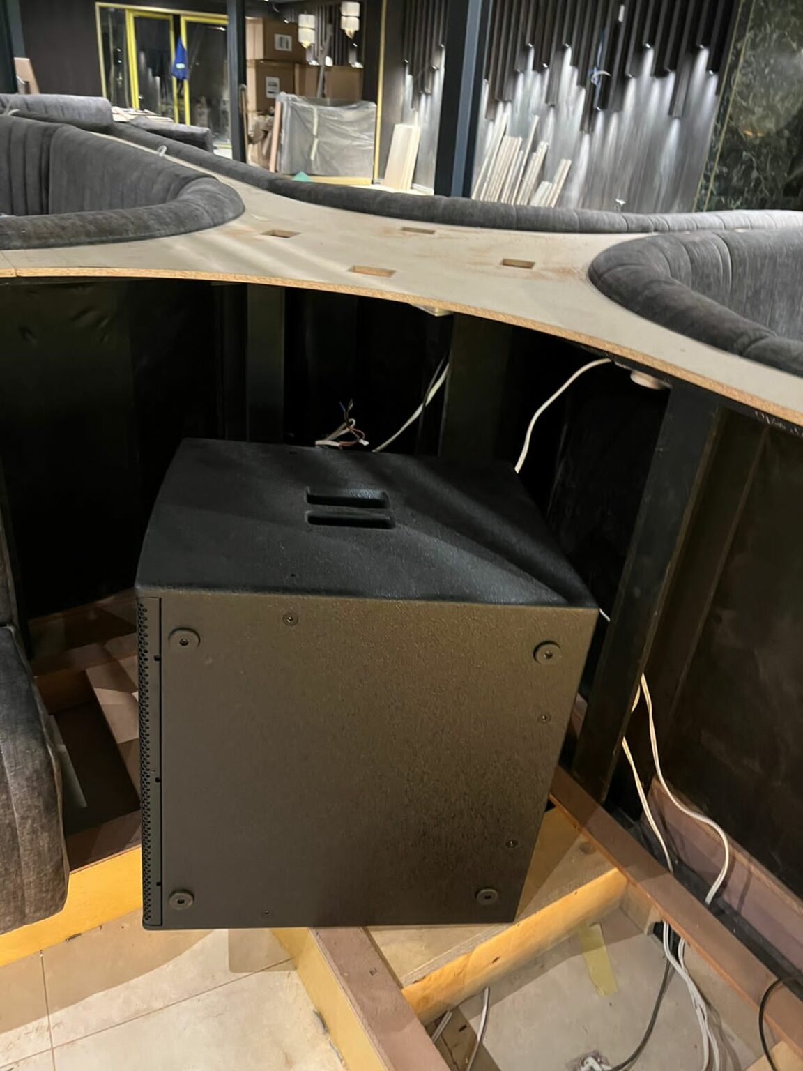 News Cafe Eastgate install Martin Audio Subs | Audiosure